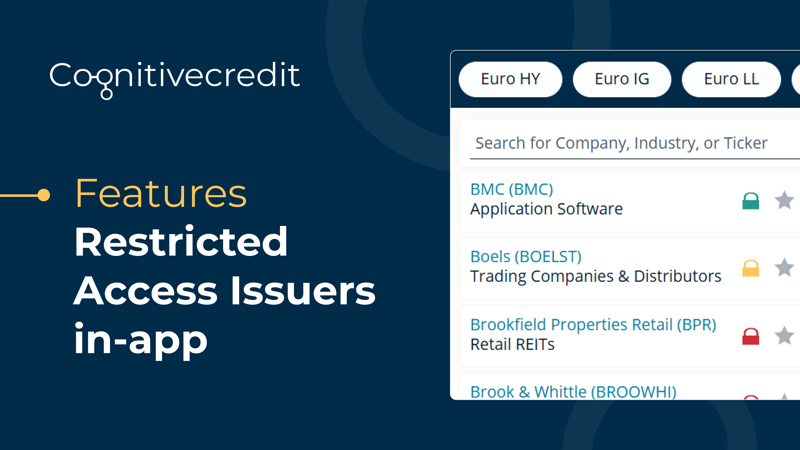 Cognitive Credit | Restricted Access Issuers